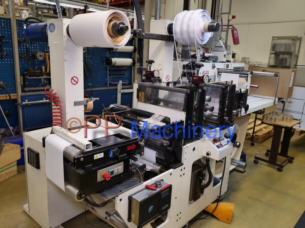 Prati Vega Plus LF 330 Label finishing slitting – die cutting – turret ...