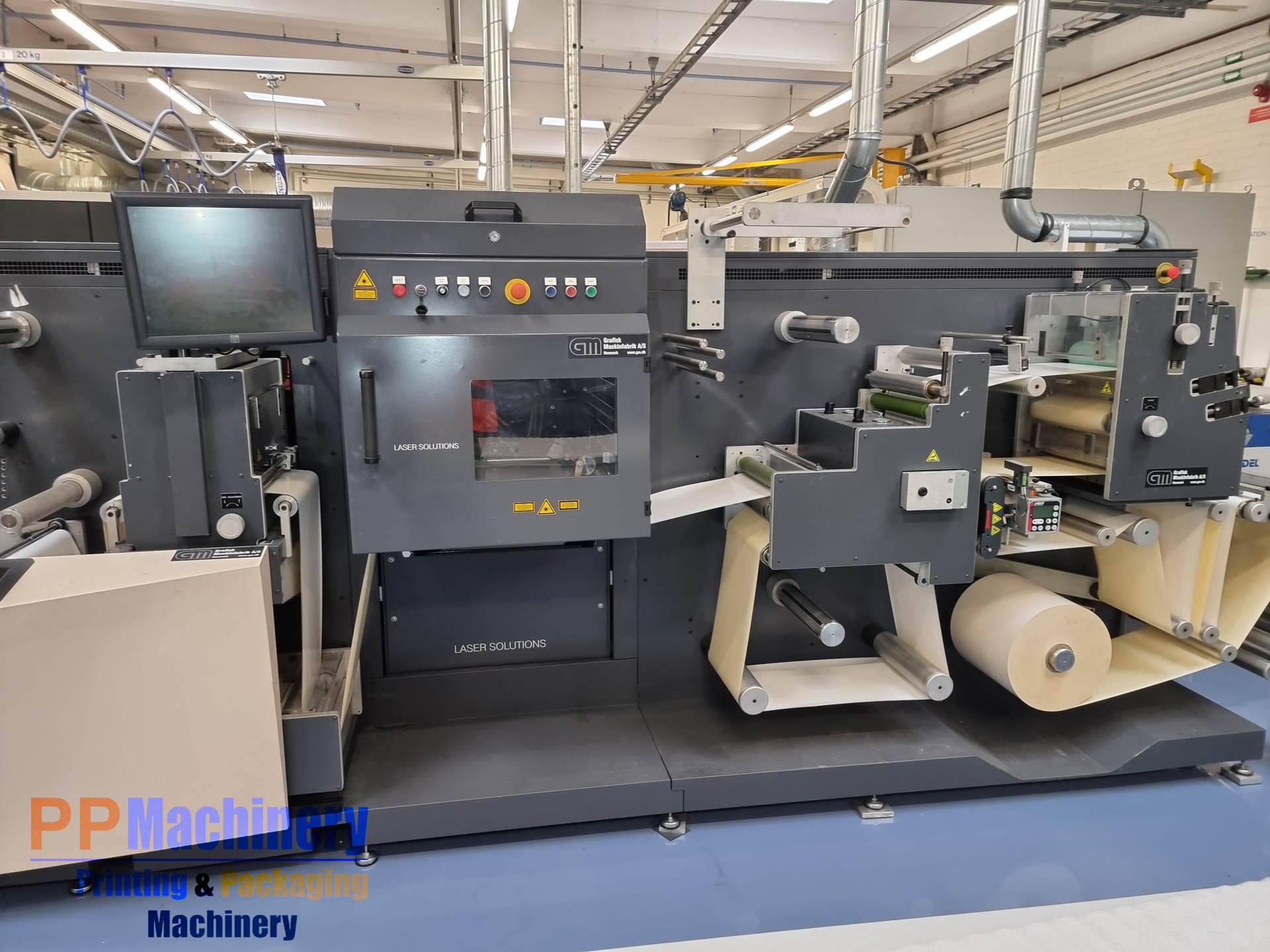 Grafisk Maskinfabrik GM DCV6-BI Label Converting machine – PP Machinery ...