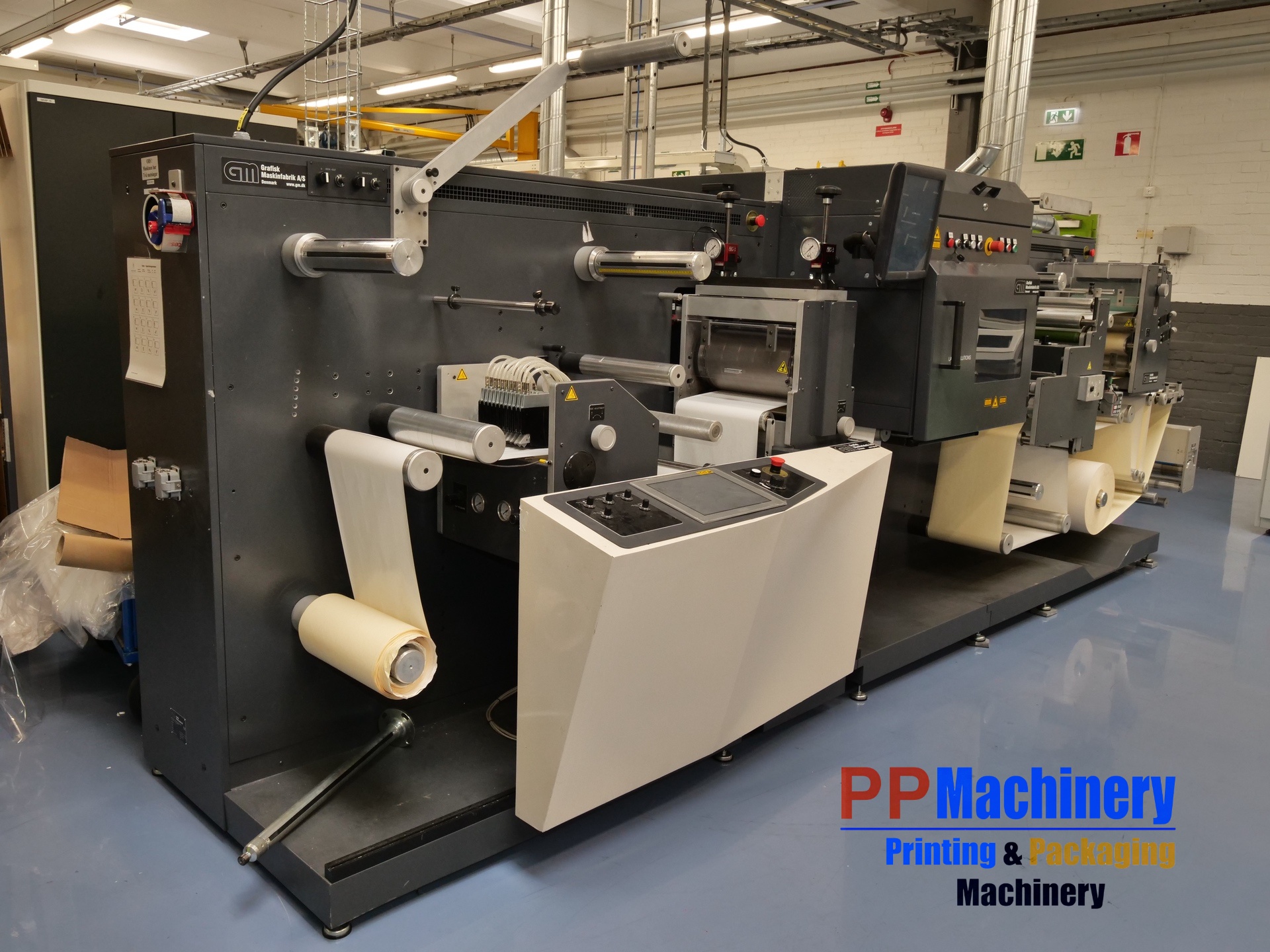 Grafisk Maskinfabrik GM DCV6-BI Label Converting machine – PP Machinery ...