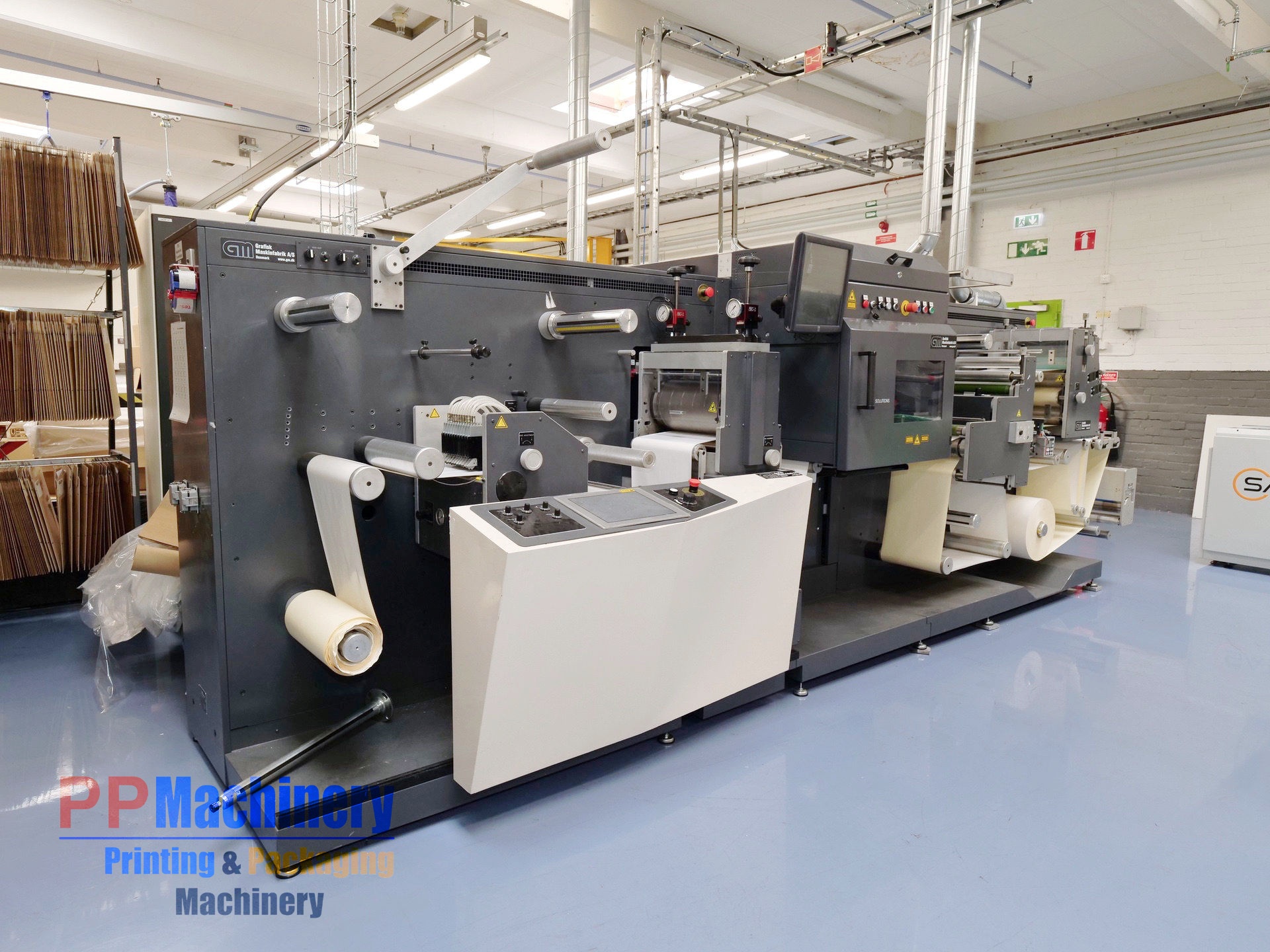 Grafisk Maskinfabrik GM DCV6-BI Label Converting machine – PP Machinery ...