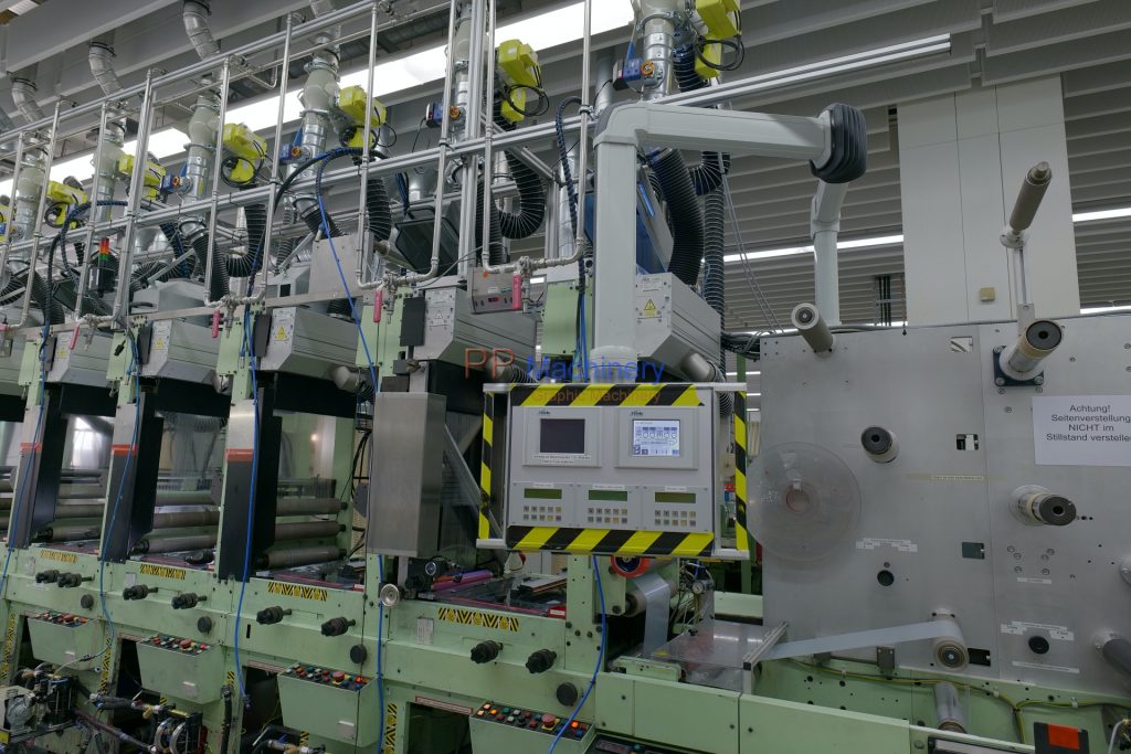 Edale 330 – 7 colours Flexo press very special machine – adhesive ...