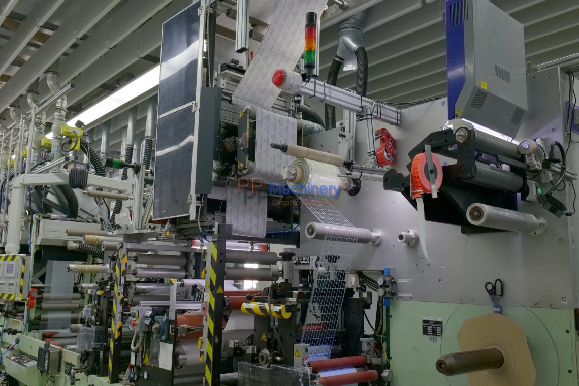 Edale 330 – 7 colours Flexo press very special machine – adhesive ...