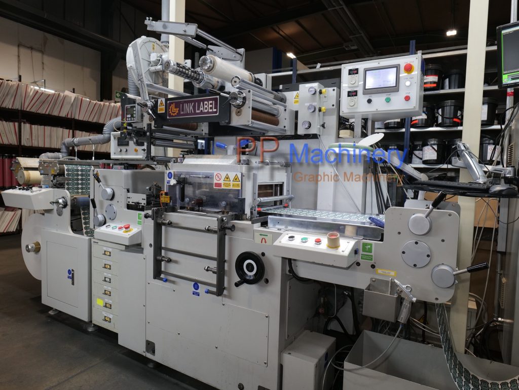 LINK LABEL ASR 320 D HOT FOIL STAMPING AND EMBOSING MACHINE – PP Machinery – Printing ...