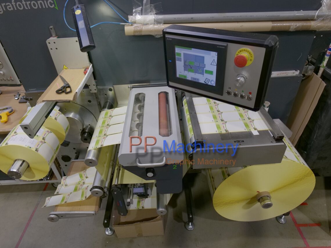 GRAFOTRONIC HI2 450 – 450mm Slitter Rewinder with semi turret – PP ...