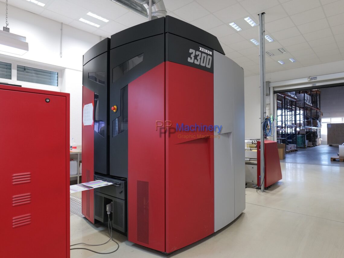 Xeikon 3300 digital label printer – 5 colours from 2012 in mint ...