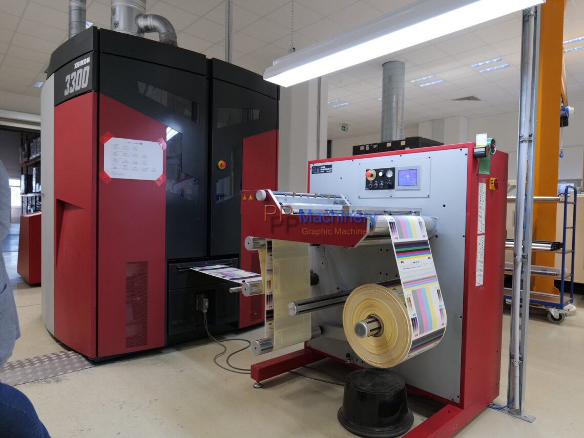 Xeikon 3300 digital label printer – 5 colours from 2012 in mint ...