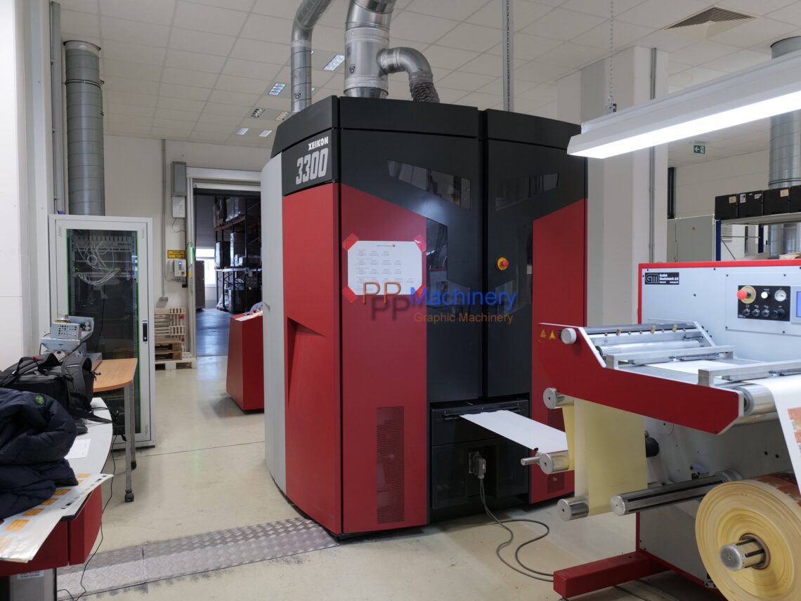 Xeikon 3300 digital label printer – 5 colours from 2012 in mint ...