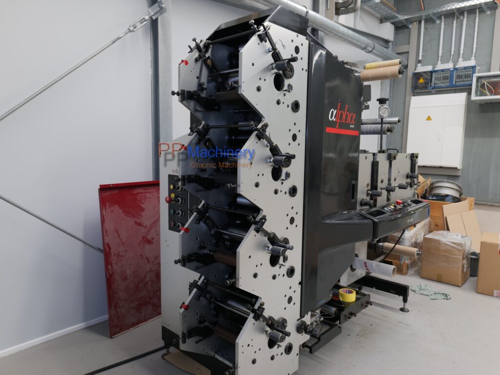 Edale Alpha 5 colours flexo label press + 4 colours flexo – 2 machines ...