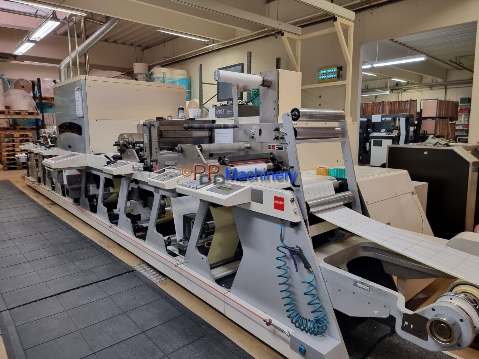 2011 NILPETER FA4 3 COLOURS FLEXO LABEL PRESS – PP Machinery – Printing – Packaging Machinery ...