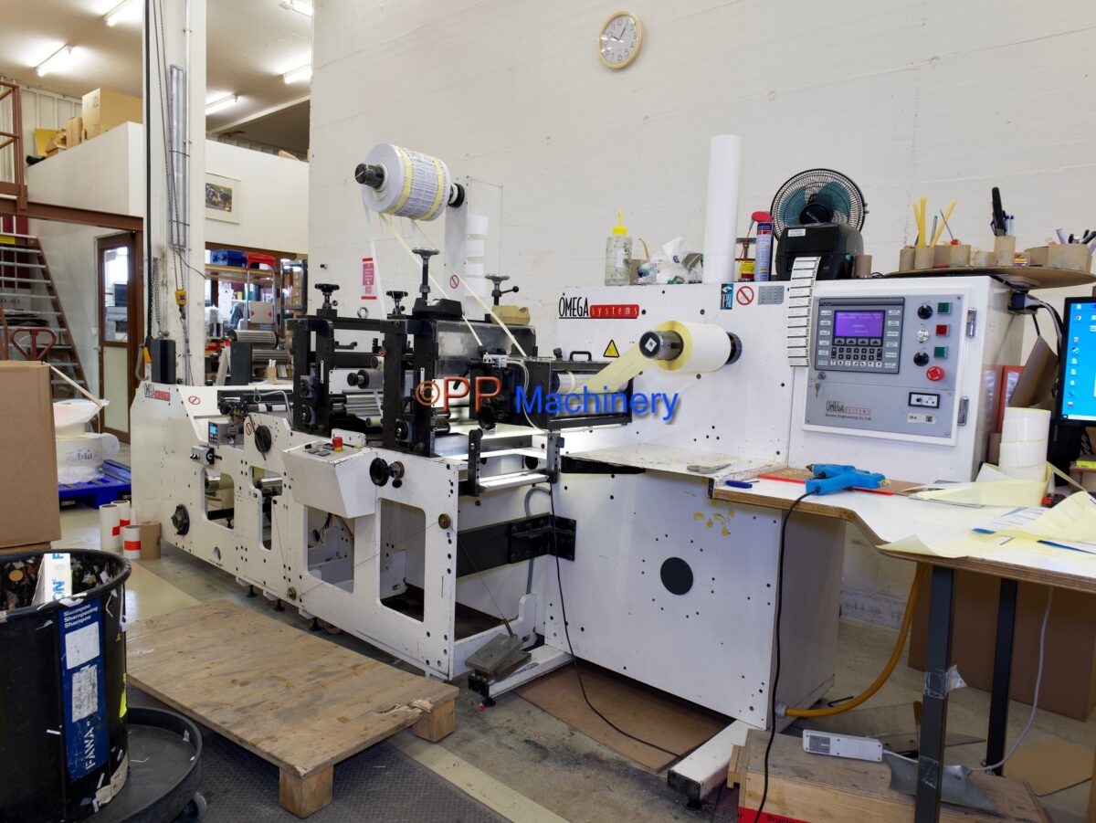 ABG Omega SR 330 – Blank labels production line – Slitter Rewinder ...