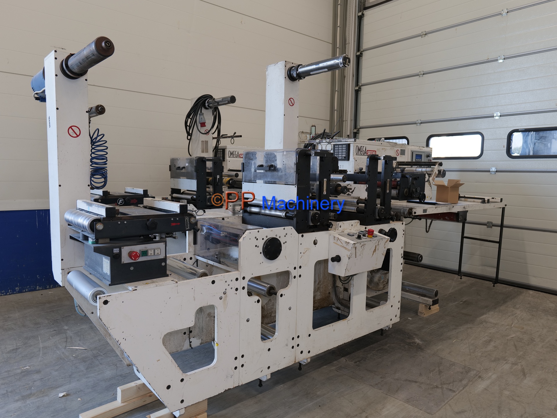 ABG Omega SR 330 Blank label production line – Slitter Rewinder Rotary ...