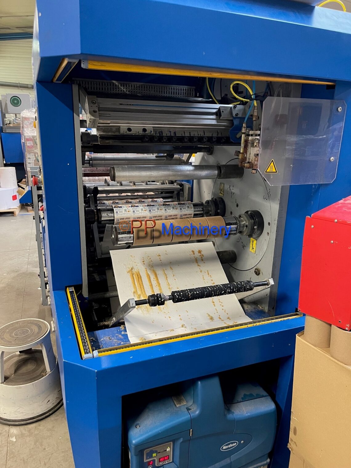 SERAME BOSA 16 2 SPINDLES STANDALONE TURRET REWINDER SLITTER REWINDER ...