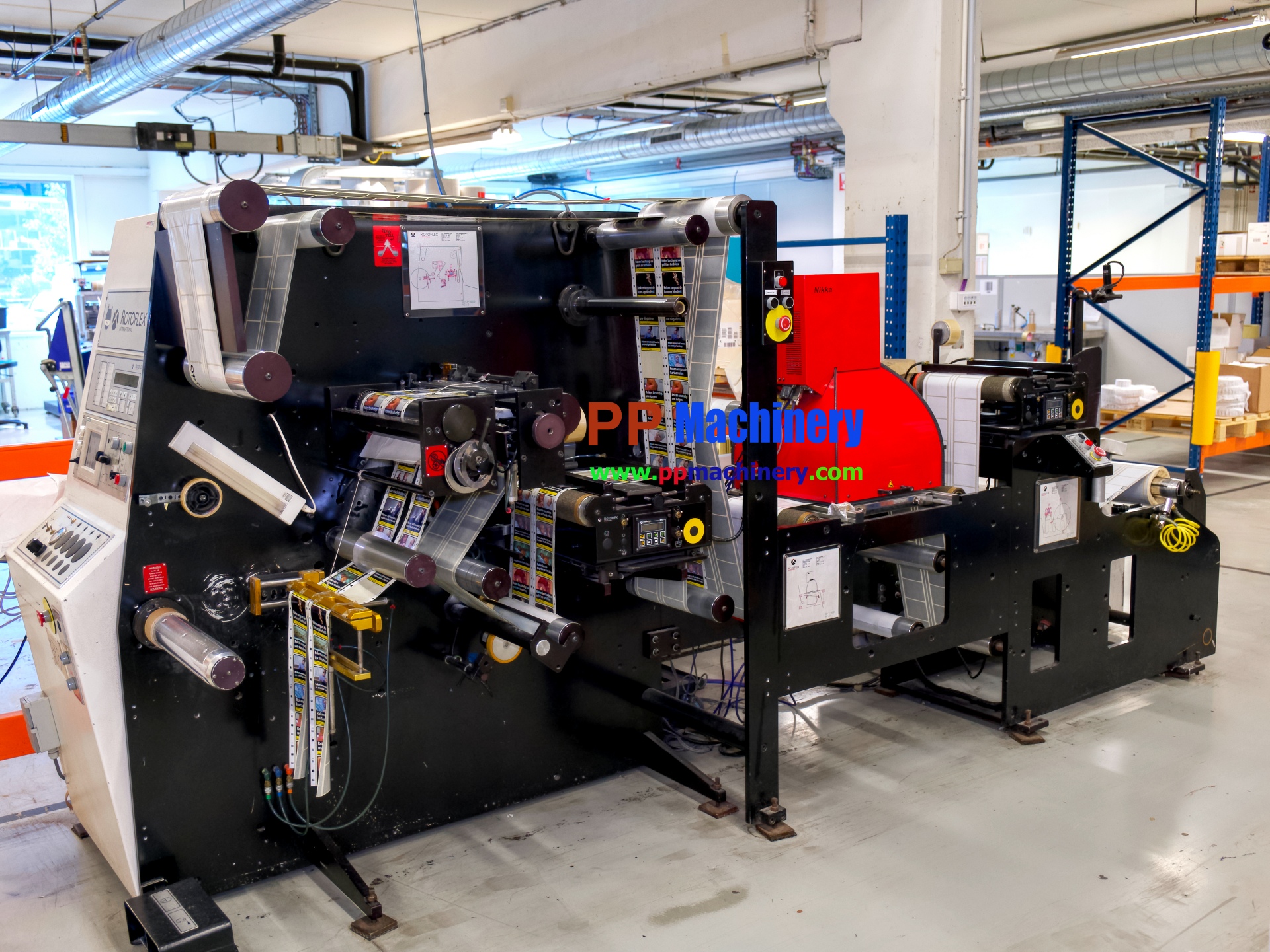 ROTOFLEX VSI 330 LABEL INSPECTION MACHINE FROM 2006 – PP Machinery ...