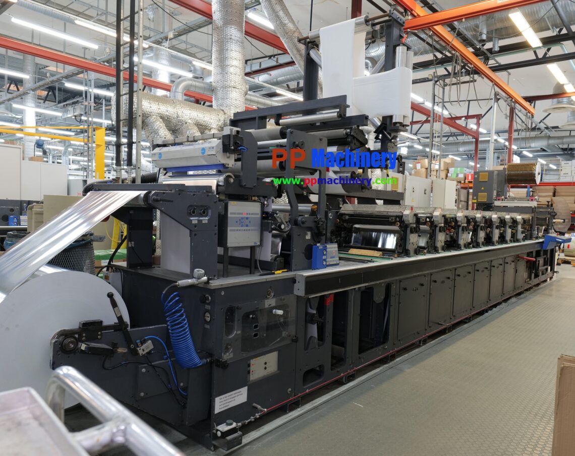 GALLUS ARSOMA EM 510 7 COLOURS FLEXO LABEL PRESS WITH CHILLED ROLLERS ...