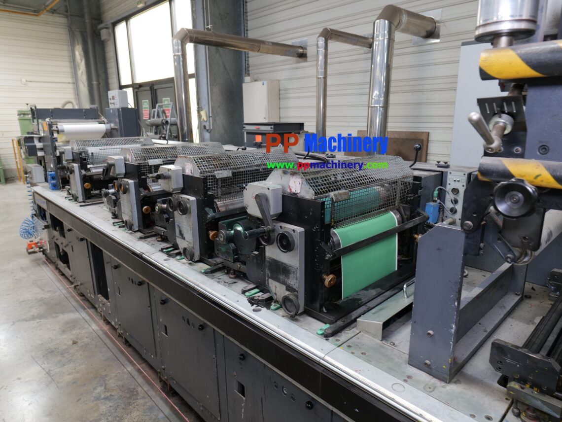 Gallus EM 410 7 Colours Flexo Label Press from 2006 With Chilled ...