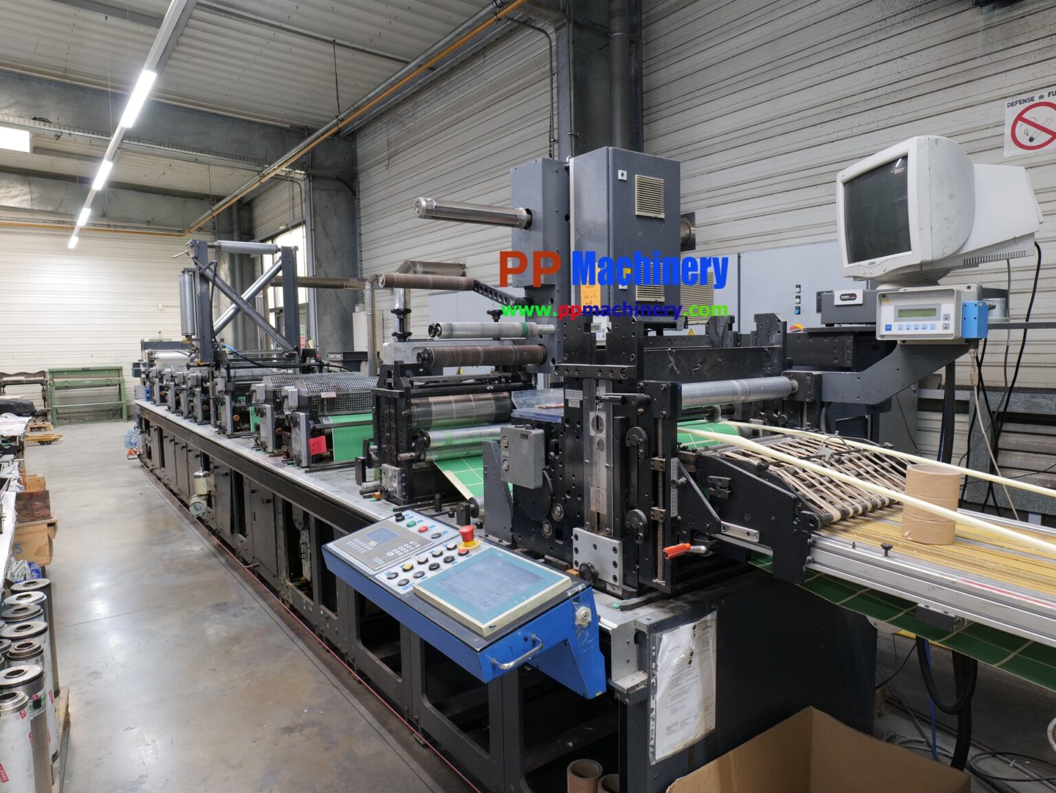 Gallus EM 410 7 Colours Flexo Label Press from 2006 With Chilled ...