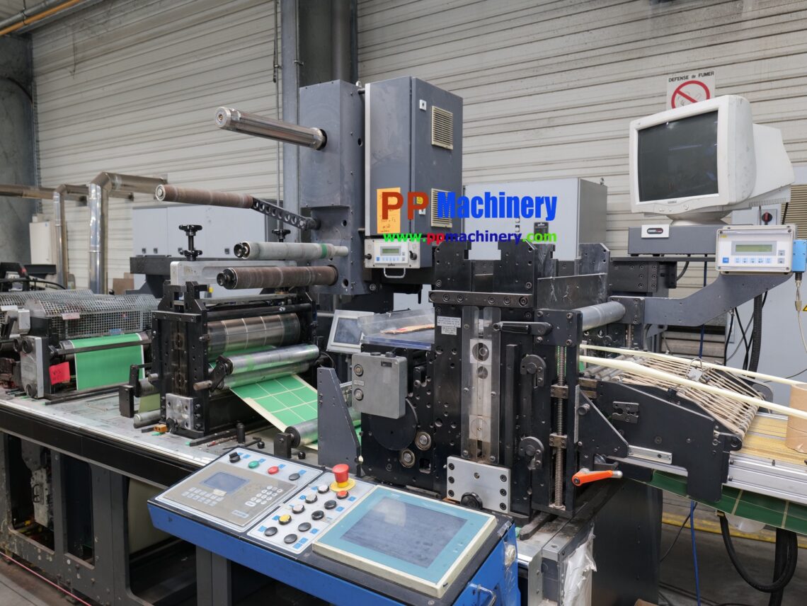 Gallus EM 410 7 Colours Flexo Label Press from 2006 With Chilled ...