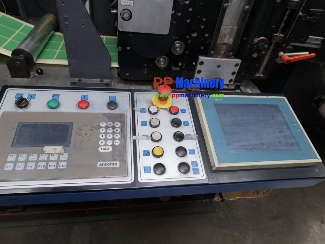 Gallus EM 410 7 Colours Flexo Label Press from 2006 With Chilled ...