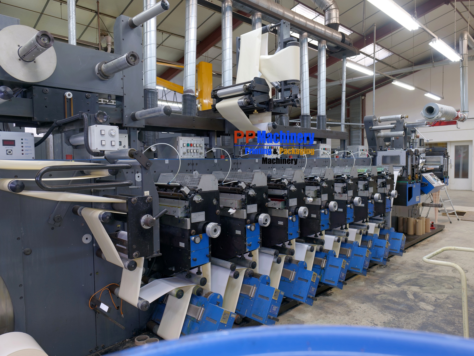 2001 Gallus EM 280 7 Colours Flexo Label Press with Chilled rollers and ...