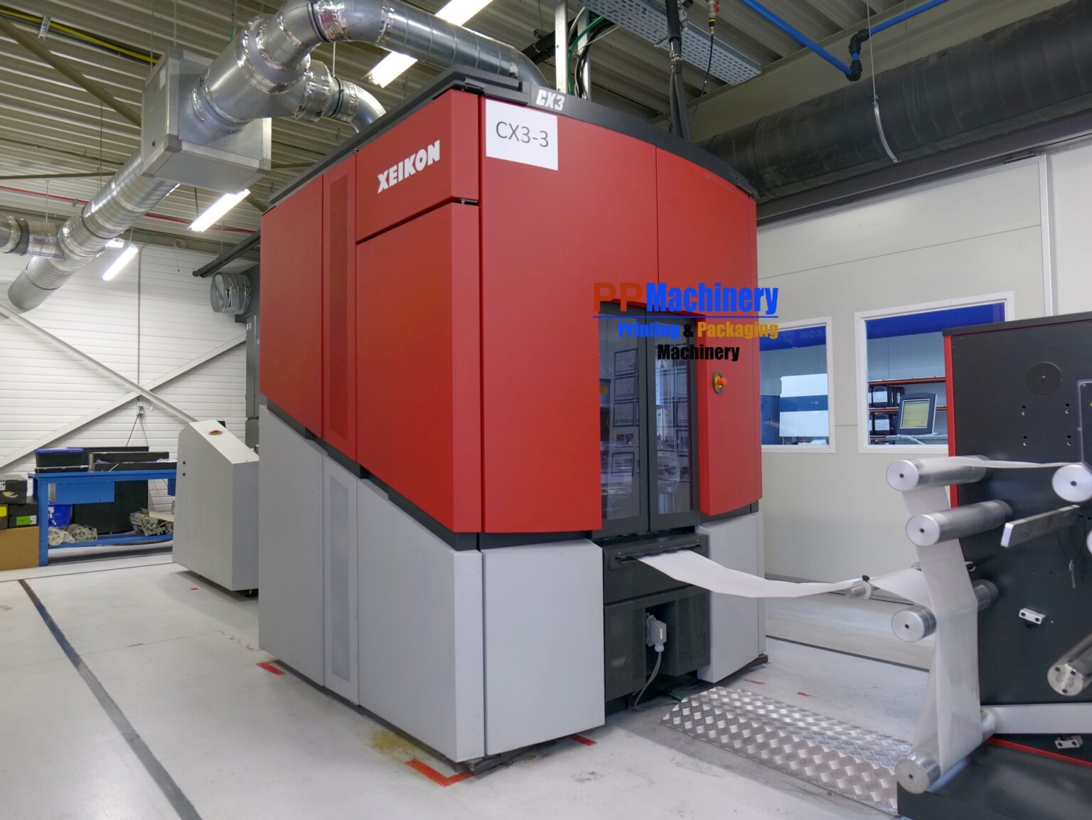 2016 Xeikon CX-3 digital label printing press 5 colour CMYK+ special ...