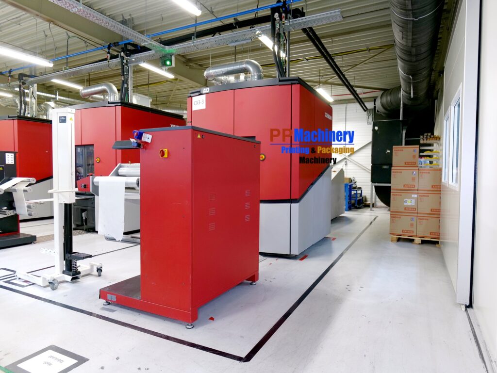 2016 Xeikon CX-3 digital label printing press 5 colour CMYK+ special ...