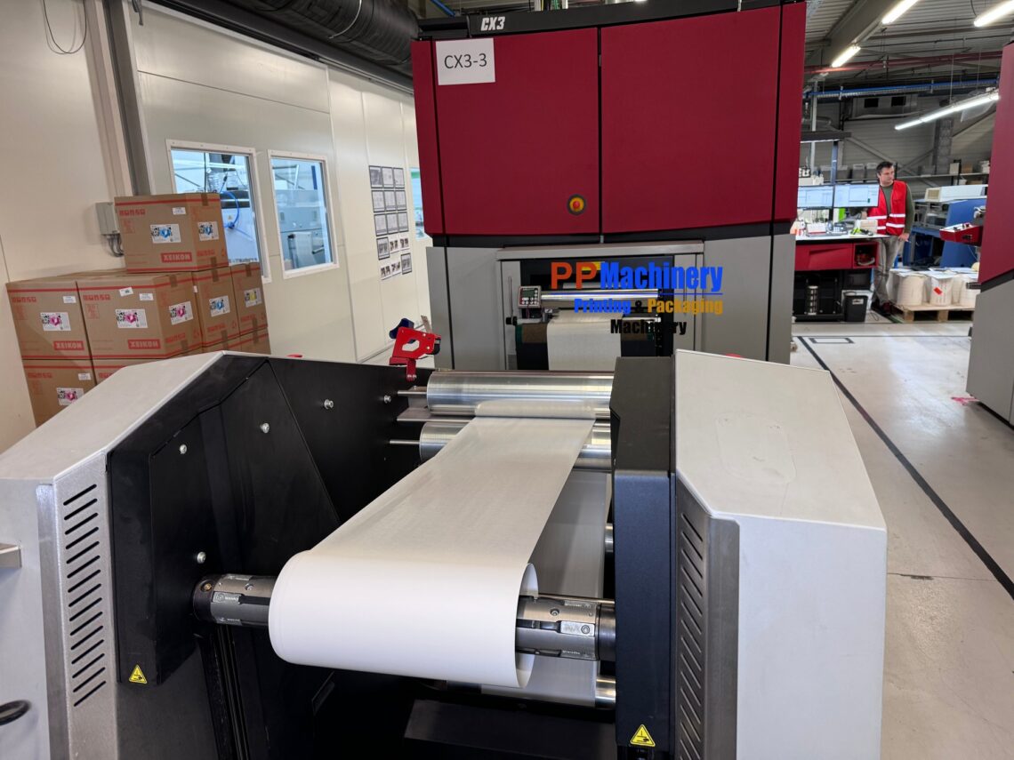 2016 Xeikon CX-3 digital label printing press 5 colour CMYK+ special ...