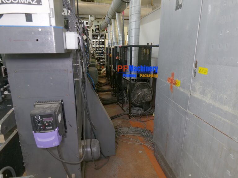 Gallus EM 280 8 colours with chilled rollers and flatbed die cutting ...