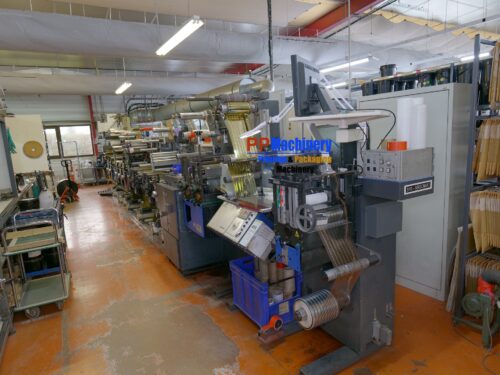 Gallus EM 280 8 colours with chilled rollers and flatbed die cutting ...