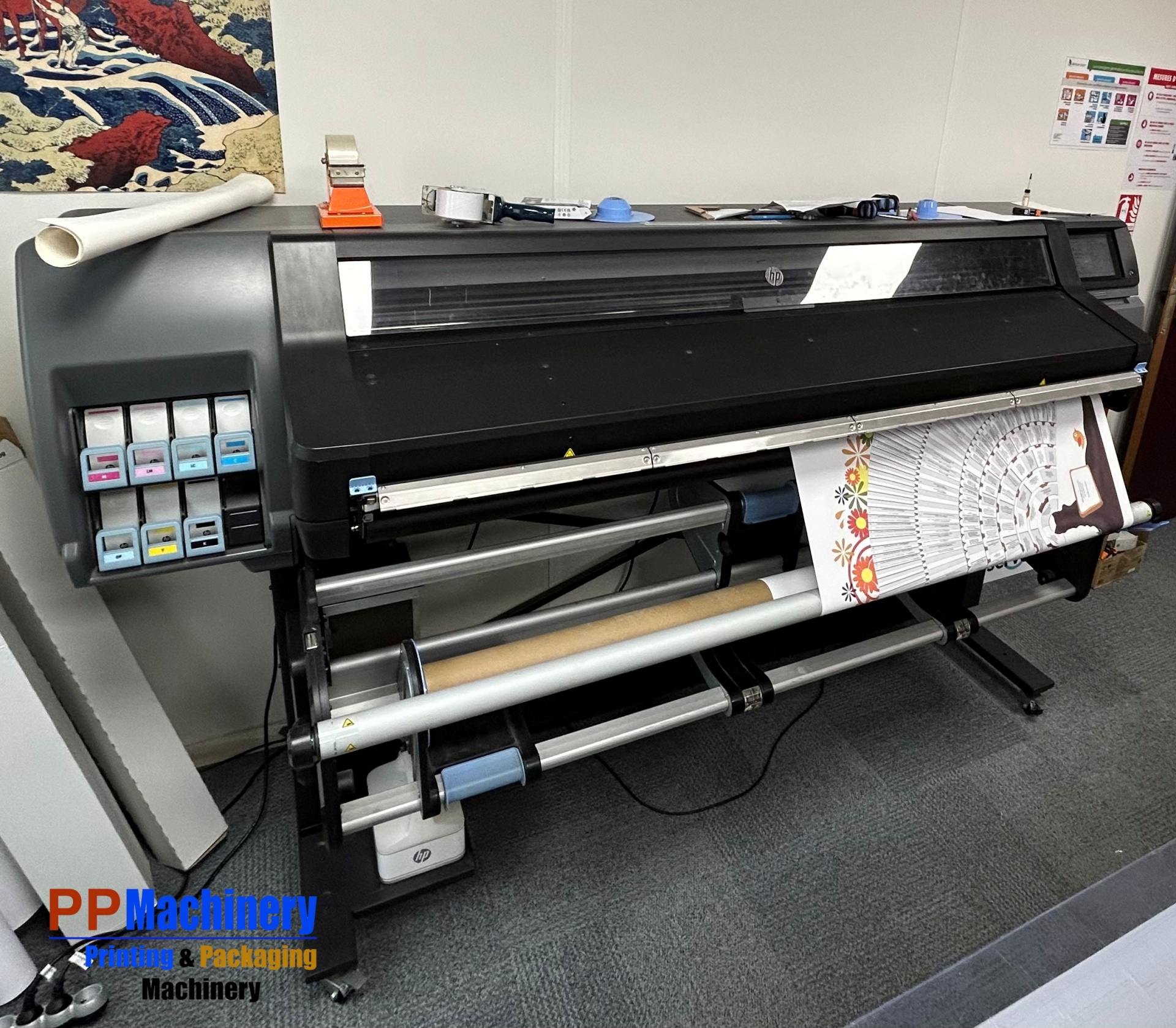 HP LATEX 560 (6 colors + OP) from 2018 – PP Machinery – Printing – Packaging Machinery – Label ...